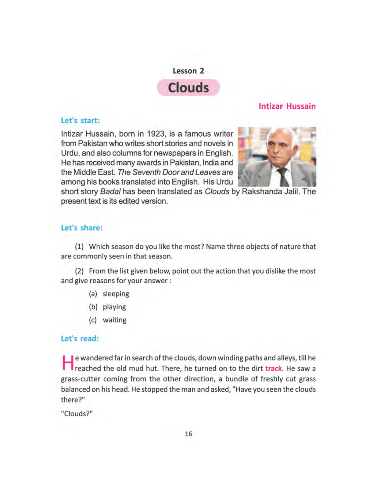 Clouds Class 8 Question Answer WBBSE