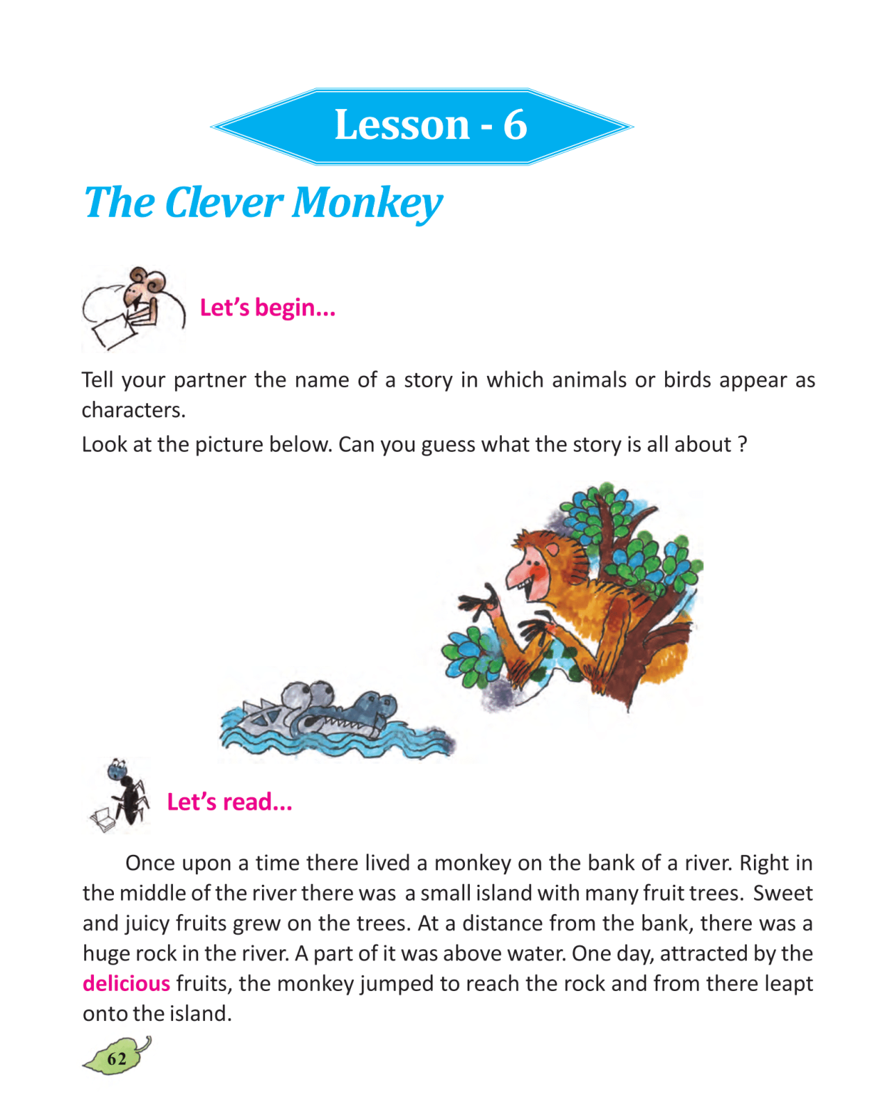 The Clever Monkey | Activity Questions Answer | Class 5