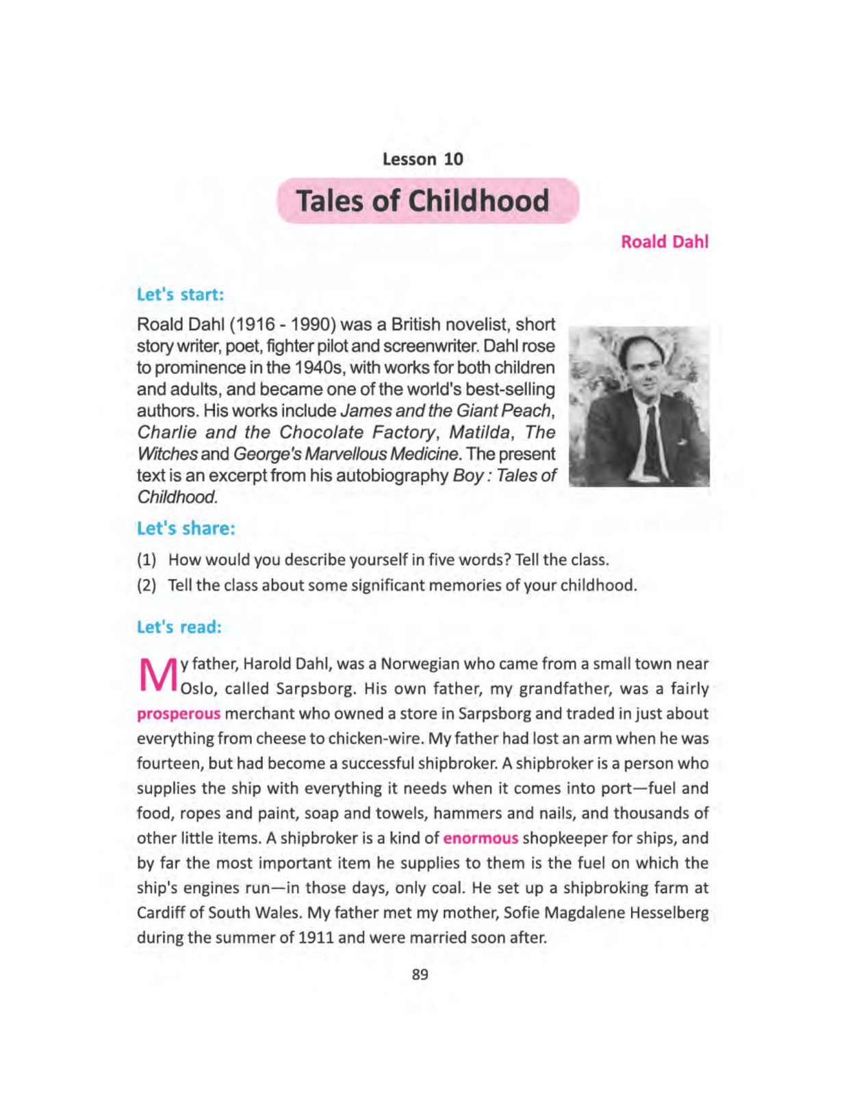 Tales of Childhood Class 8 Activity Question Answer WBBSE