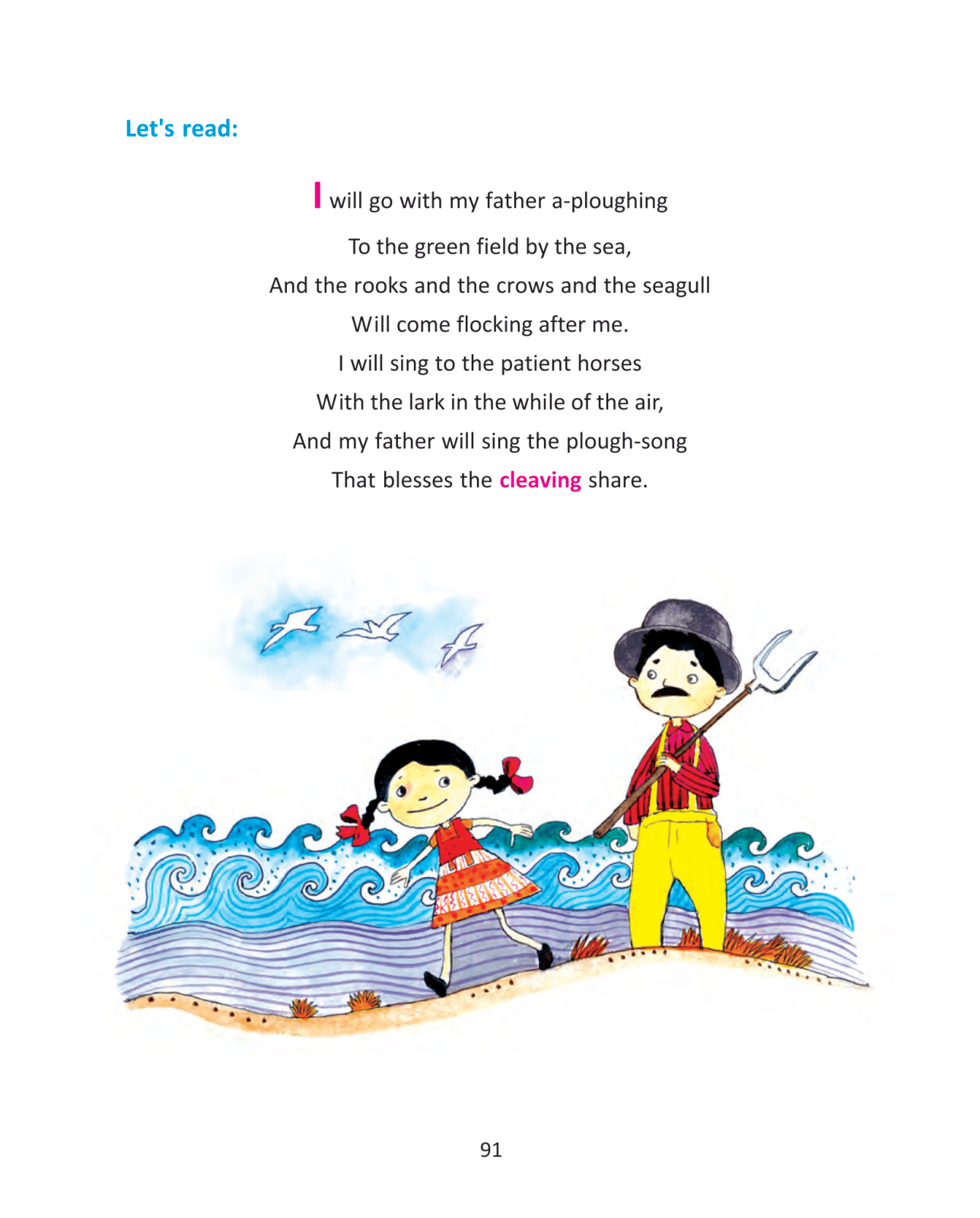 I Will Go With My Father A Ploughing | Class 6