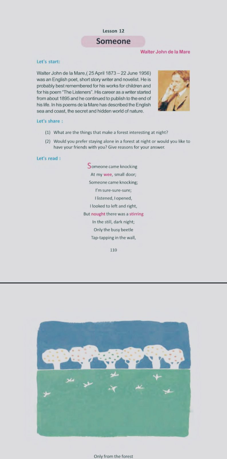 Someone Class 8 Activity Question Answer WBBSE